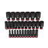 Milwaukee SHOCKWAVE™ 1/2" Drive 29PC Metric Deep 6 Point Impact Socket ...