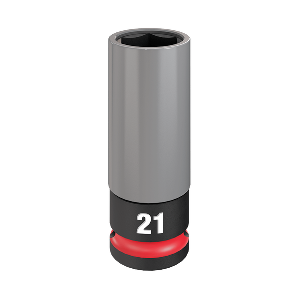 Milwaukee SHOCKWAVE Impact Duty™ 1/2" Drive 21mm Lug Nut Wheel Socket ...