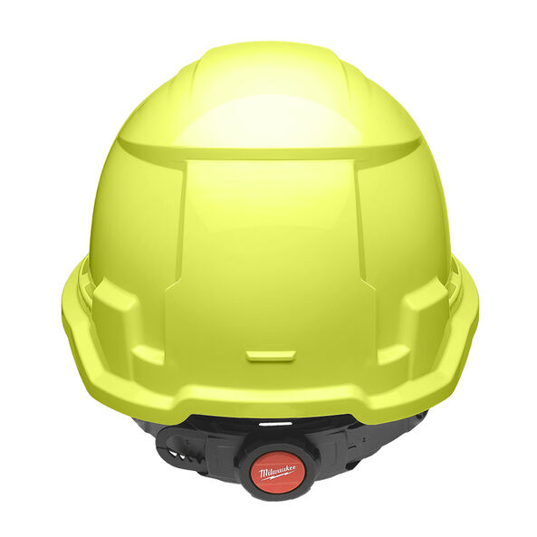 Milwaukee BOLT 100 Hi-Vis Yellow Unvented Hard Hat 4932480666 ...