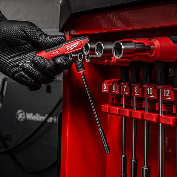 Milwaukee 7 PC Torx Key Wrenches with Comfort Grip Set with Rack ...