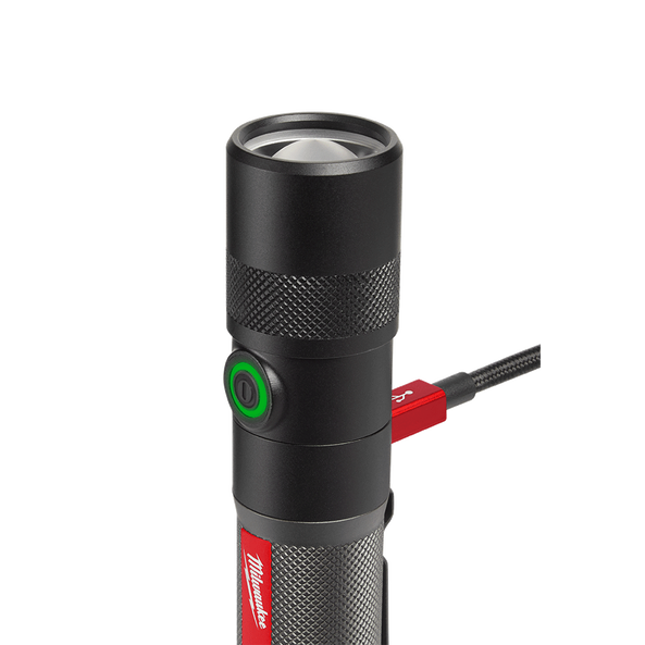 Milwaukee USB Rechargeable 1100L Twist Focus Flashlight Kit L4TMLED-201 | Milwaukee Tool Australia