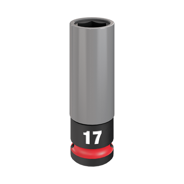 Milwaukee SHOCKWAVE Impact Duty™ 1/2" Drive 17mm Lug Nut Wheel Socket ...
