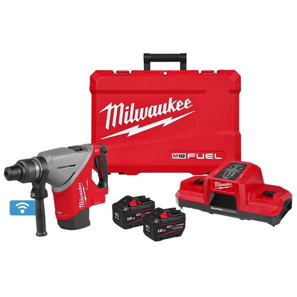 Milwaukee M18 FUEL™ 45mm SDS Max Rotary Hammer w/ VACLINK™ and ONE-KEY ...