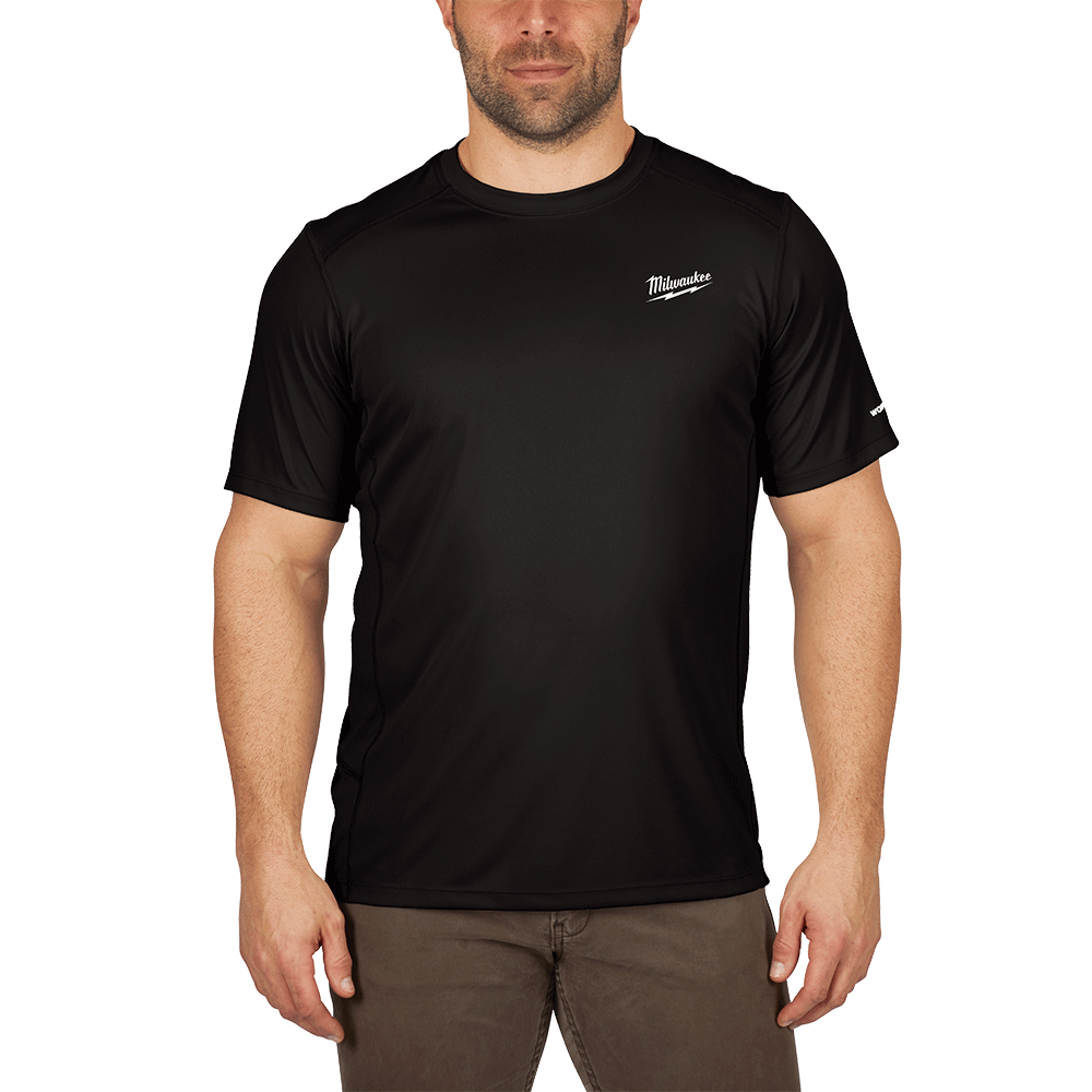Milwaukee WORKSKIN Light Shirt Short Sleeve Black 414B | Milwaukee Tool ...